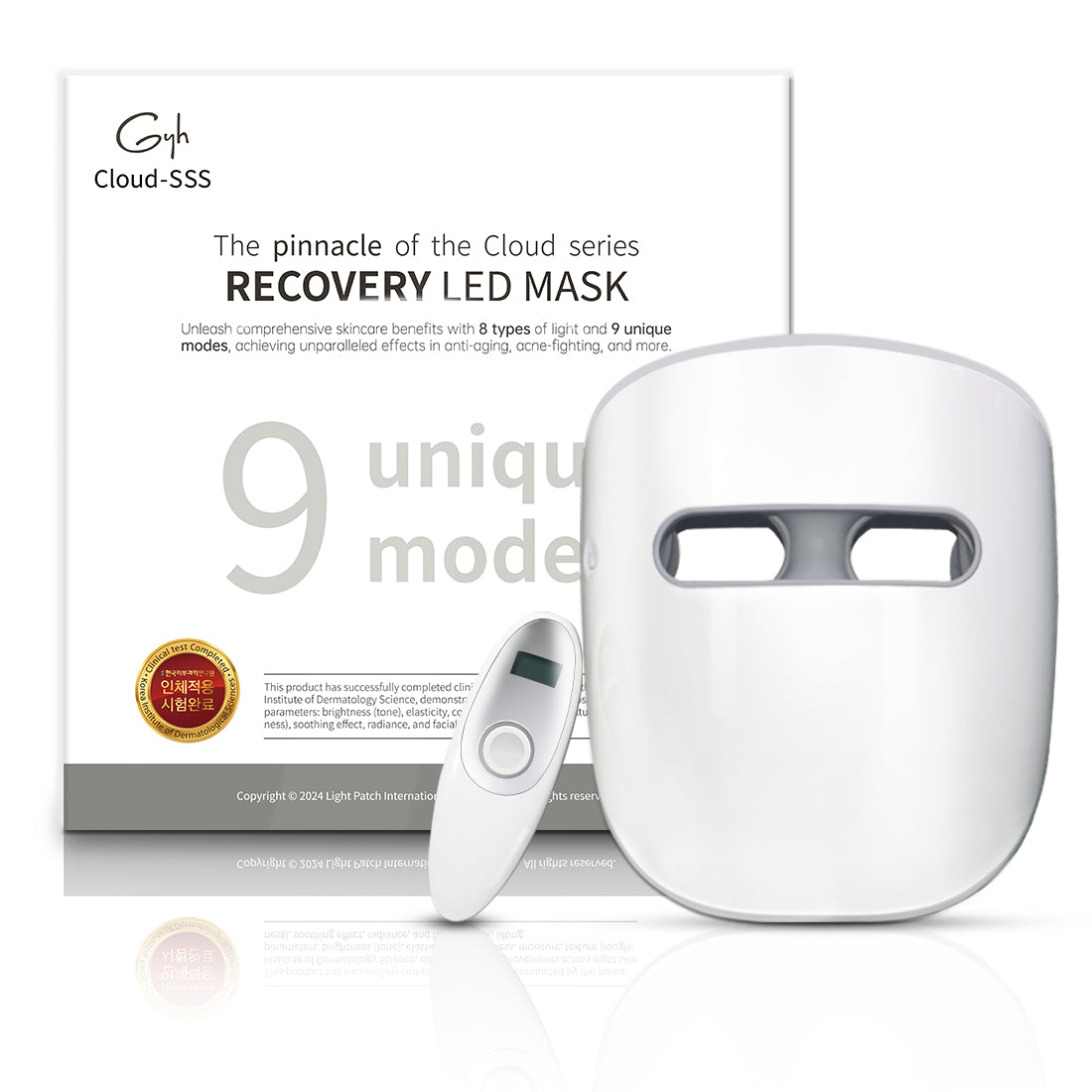 GYH Cloud-SSS 8-Color LED Face Mask Light Therapy,FDA Cleared, Acne Re ...
